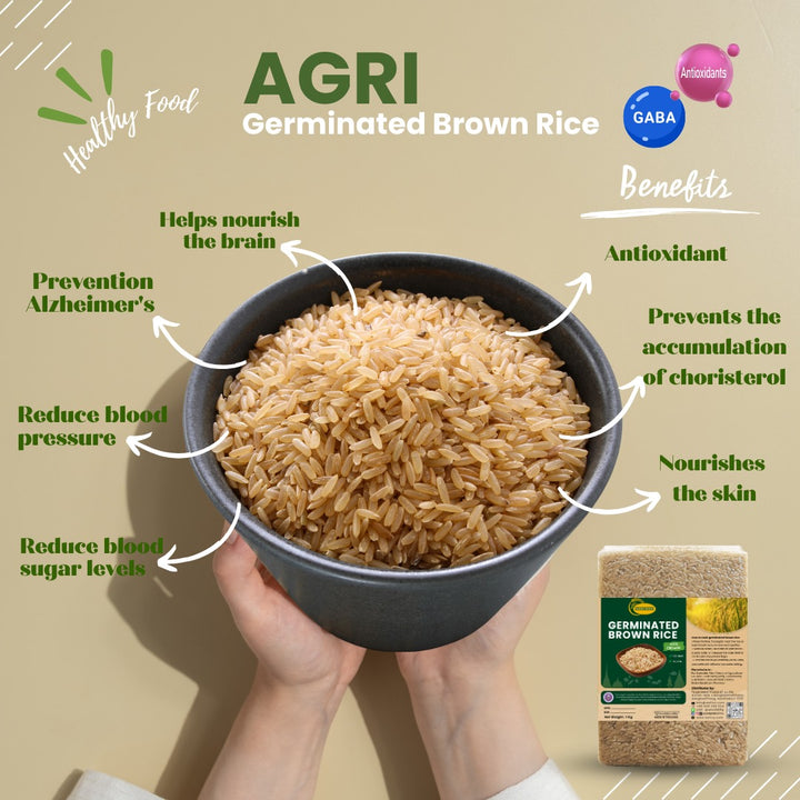 Agri Organic Germinated Brown Rice - Nutrient-Rich & Easy to Digest ...